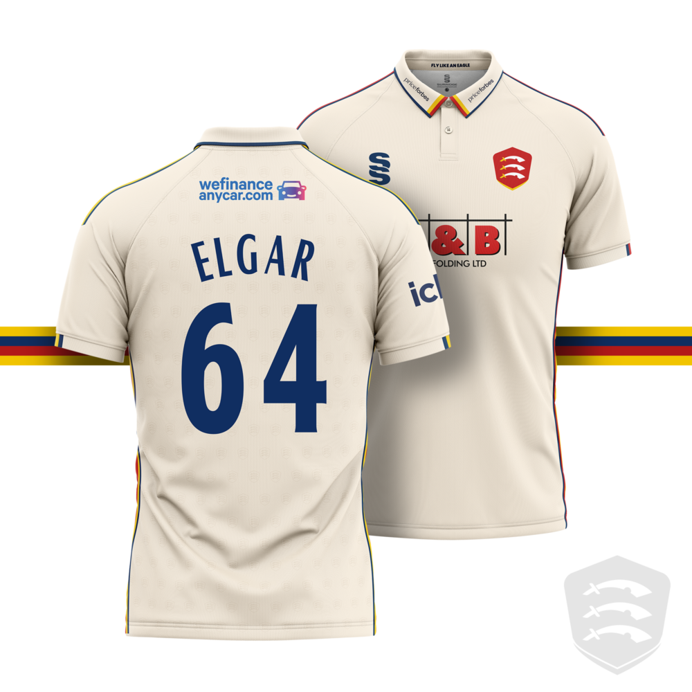 Elgar 64 4-Day Replica Shirt – The Cricket Store at Essex Cricket