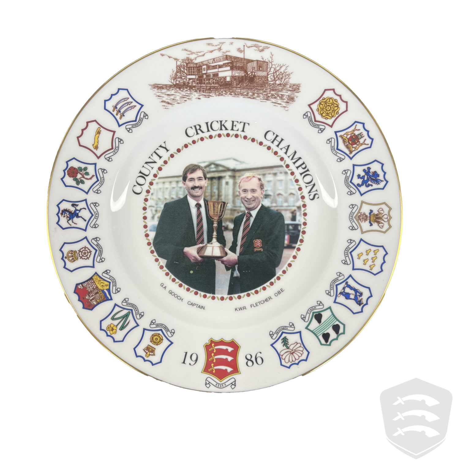 Essex 1986 Champions Commemorative Plate – The Cricket Store at Essex ...