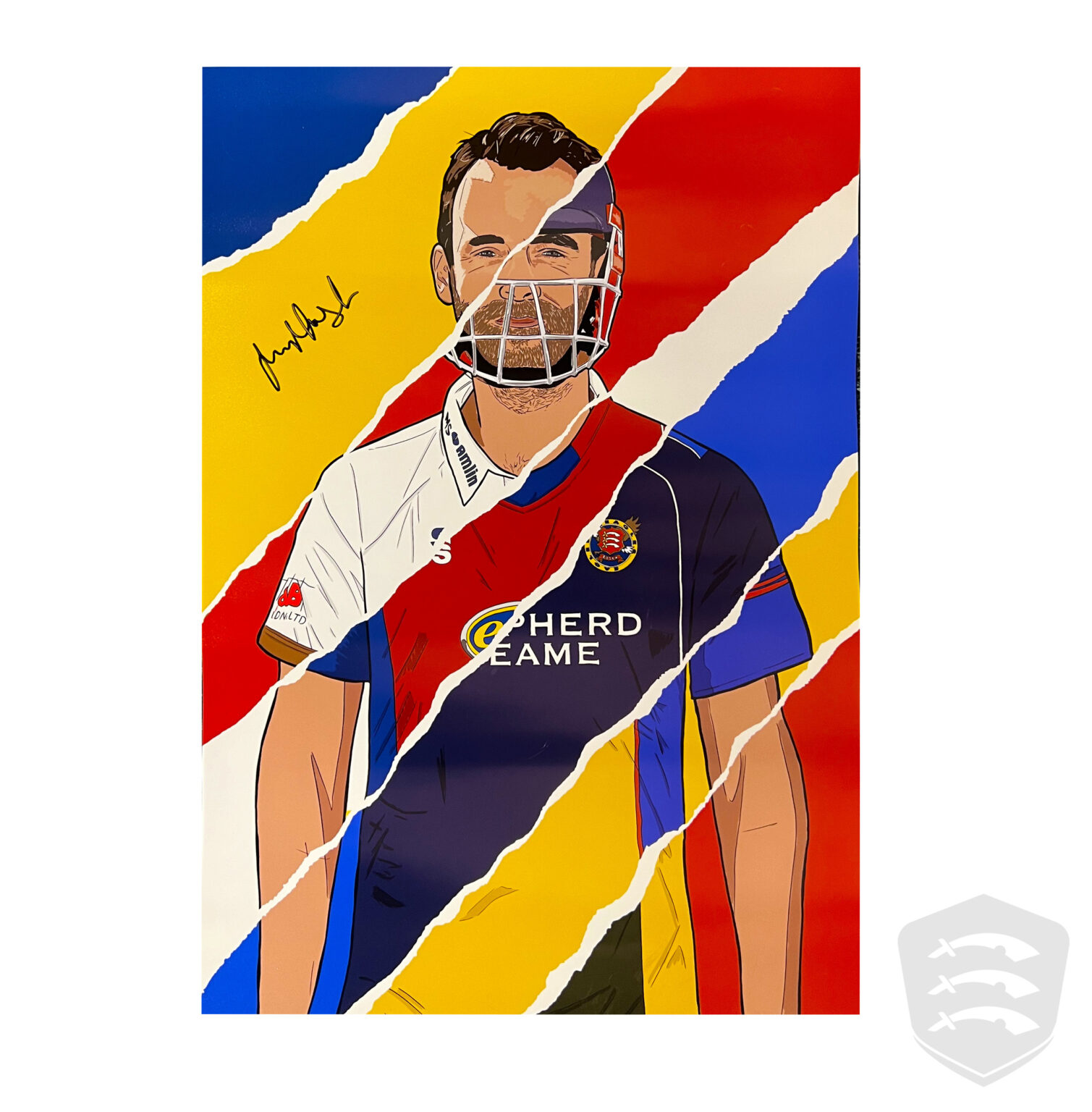 James Foster Signed Essex Poster – The Cricket Store at Essex Cricket
